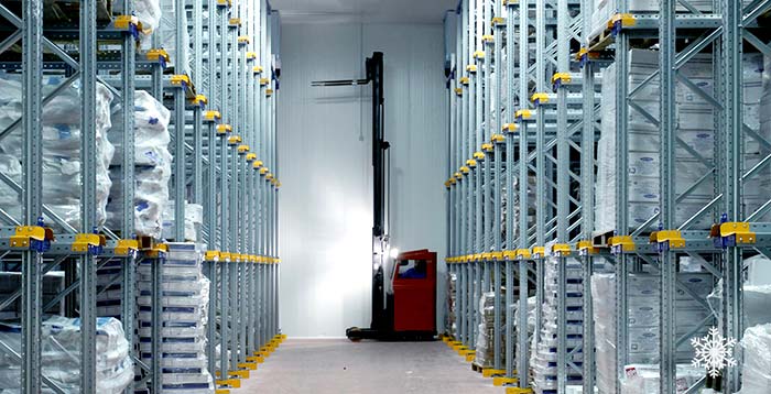 Pallet racking systems for cold stores and freezing chambers | AR Racking
