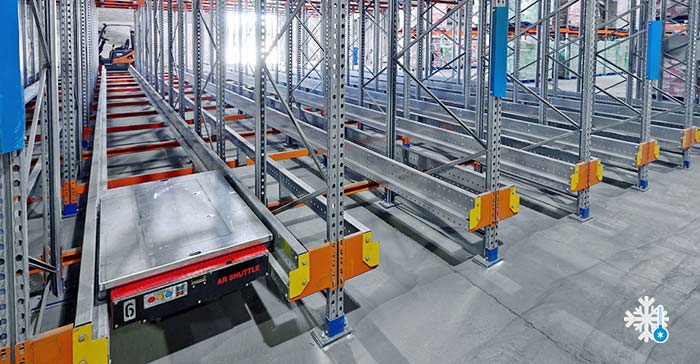Pallet racking systems for cold stores and freezing chambers | AR Racking